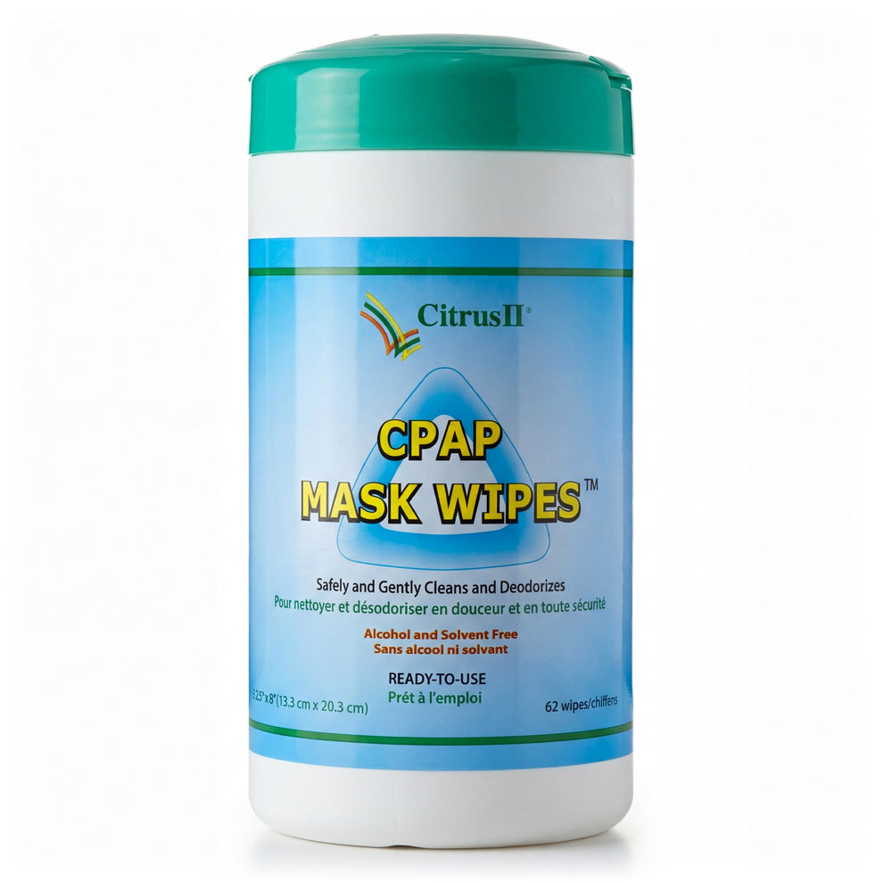 Citrus II Cleaning Wipes for CPAP/BiPAP Masks & Oxygen Equipment ...