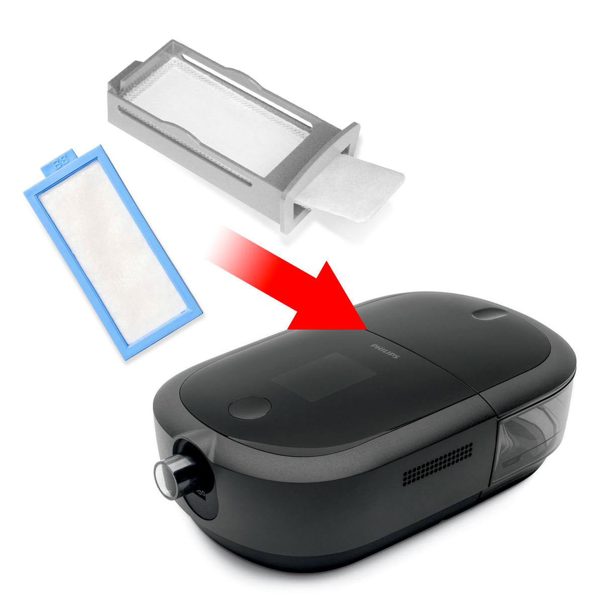 Ultra Fine Filter for DreamStation 2 Series CPAP/BiPAP Machines ...