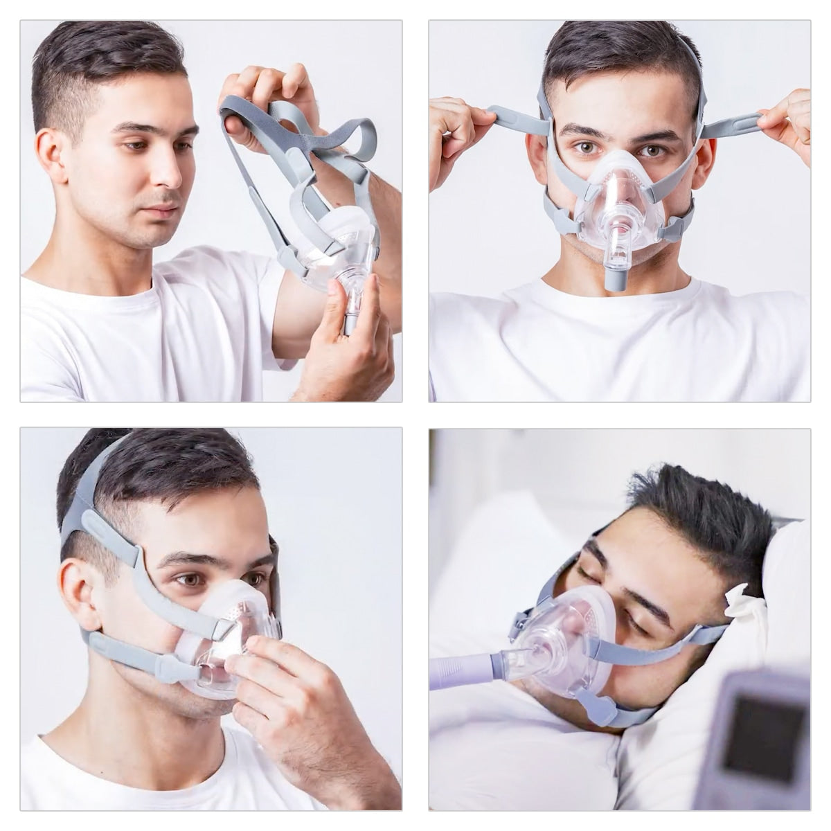 Siesta Full Face CPAP/BiPAP Mask with Headgear – CPAPXchange