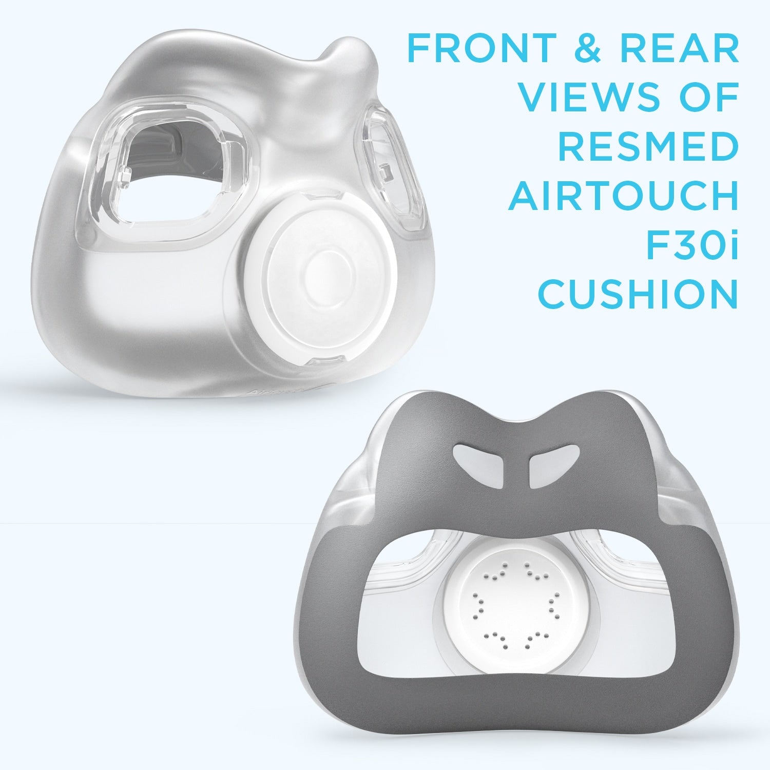 Airtouch F30i Clear Full Face Cpap Bilevel Mask With Headgear Cpapxchange
