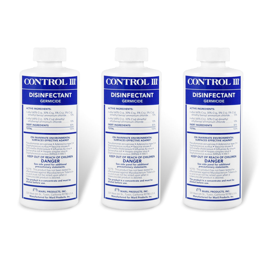 Control III Cleaner & Disinfectant for CPAP/BiPAP Masks & Equipment ...