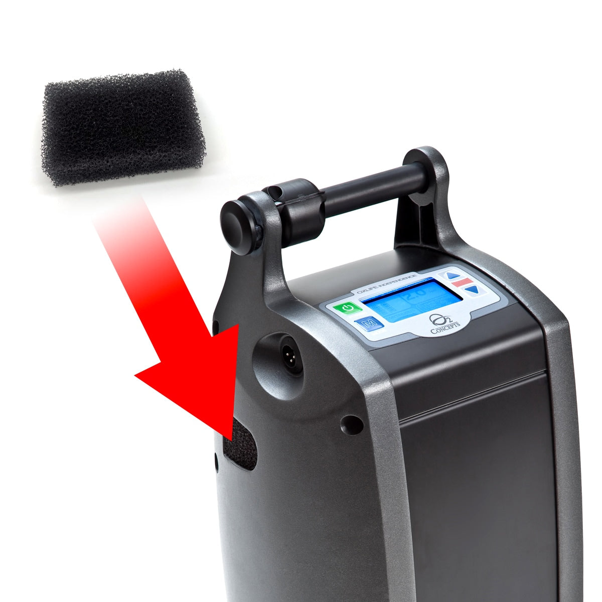 Air Inlet Filter for OxLife Independence Portable Oxygen Concentrators ...