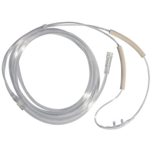 Nasal Cannula with Foam Ear Cushions & 7 Foot Oxygen Supply Tubing ...