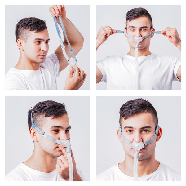 Rio II Nasal Pillow CPAP/BiPAP Mask with Headgear – CPAPXchange