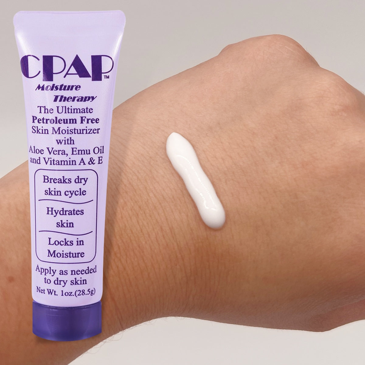 CPAP Moisture Therapy Petroleum Free Skin Cream (1 Ounce Tube ...