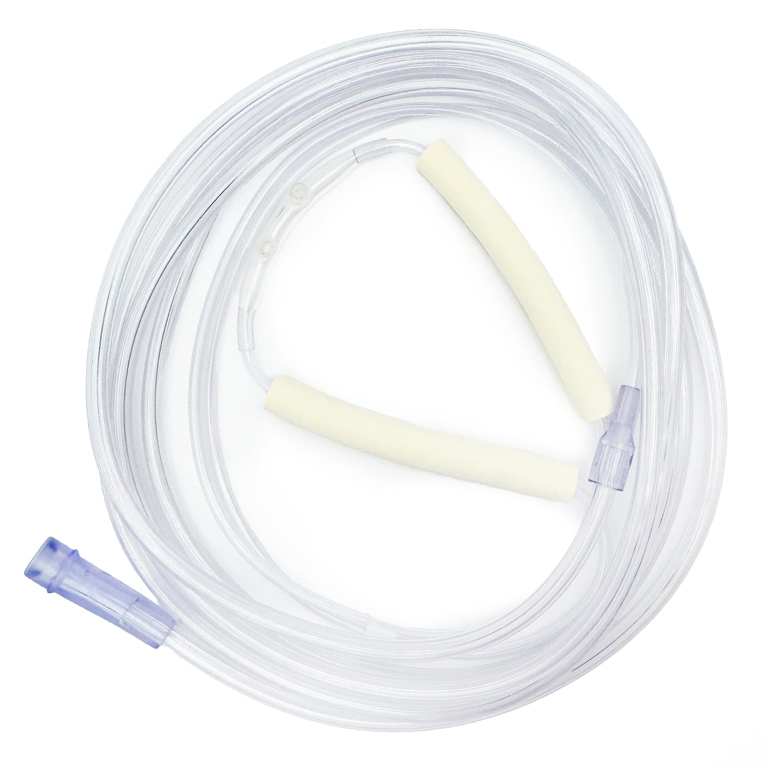Nasal Cannula with Foam Ear Cushions & 7 Foot Oxygen Supply Tubing ...