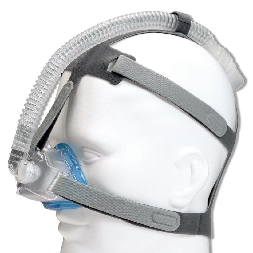 iQ Blue Gel Nasal CPAP/BiPAP Mask with Headgear – CPAPXchange